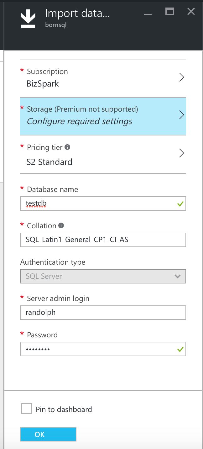 Importing a BACPAC into Azure SQL Database - Born SQL Importing a BACPAC into Azure SQL Database - Born SQL